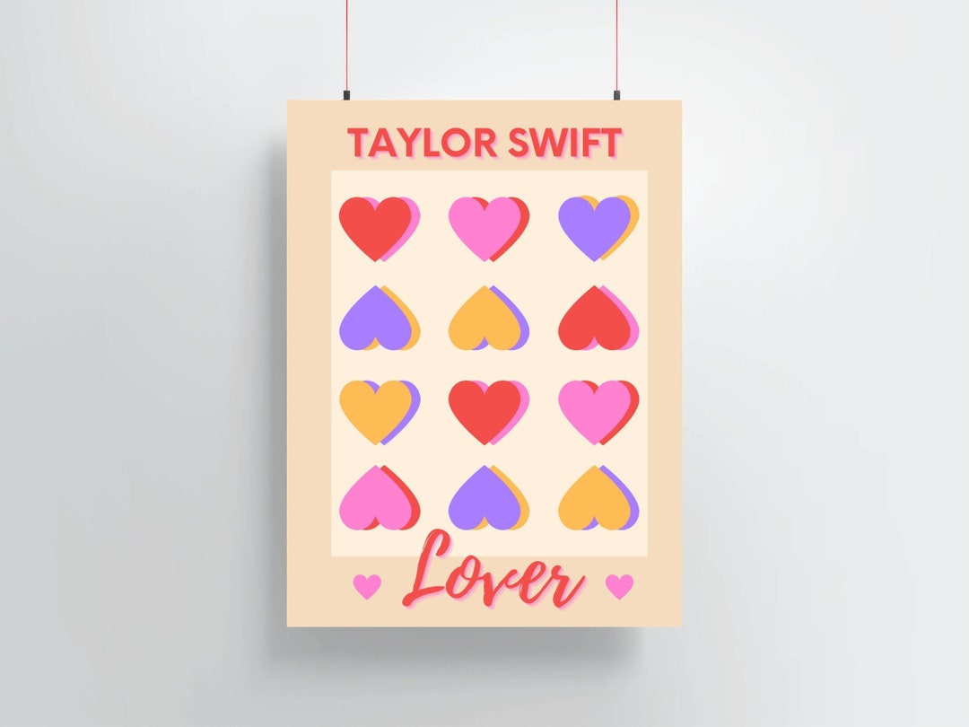 Taylor Swift Lover Digital Poster Taylor Swift Poster Lover Poster ...