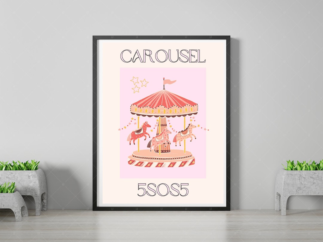 5SOS Carousel Digital Print | 5 Seconds of Summer Poster | 5SOS5 Poster ...