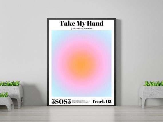 5SOS Take My Hand Aura Poster 5SOS Poster Music Poster - Etsy