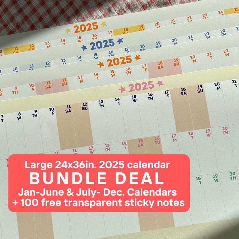 Big Ass Calendar - Etsy