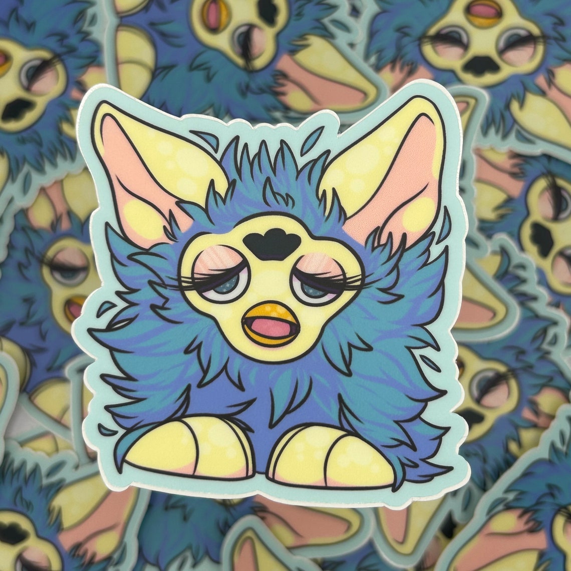 Furbies and Friends / Die Cut Waterproof Vinyl Sticker - Etsy