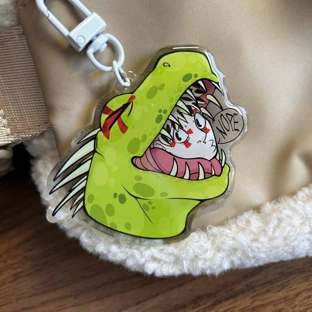 Kaiman & Kikurage / Dorohedoro / Double Sided Epoxy Coated Acrylic Keychains - Etsy