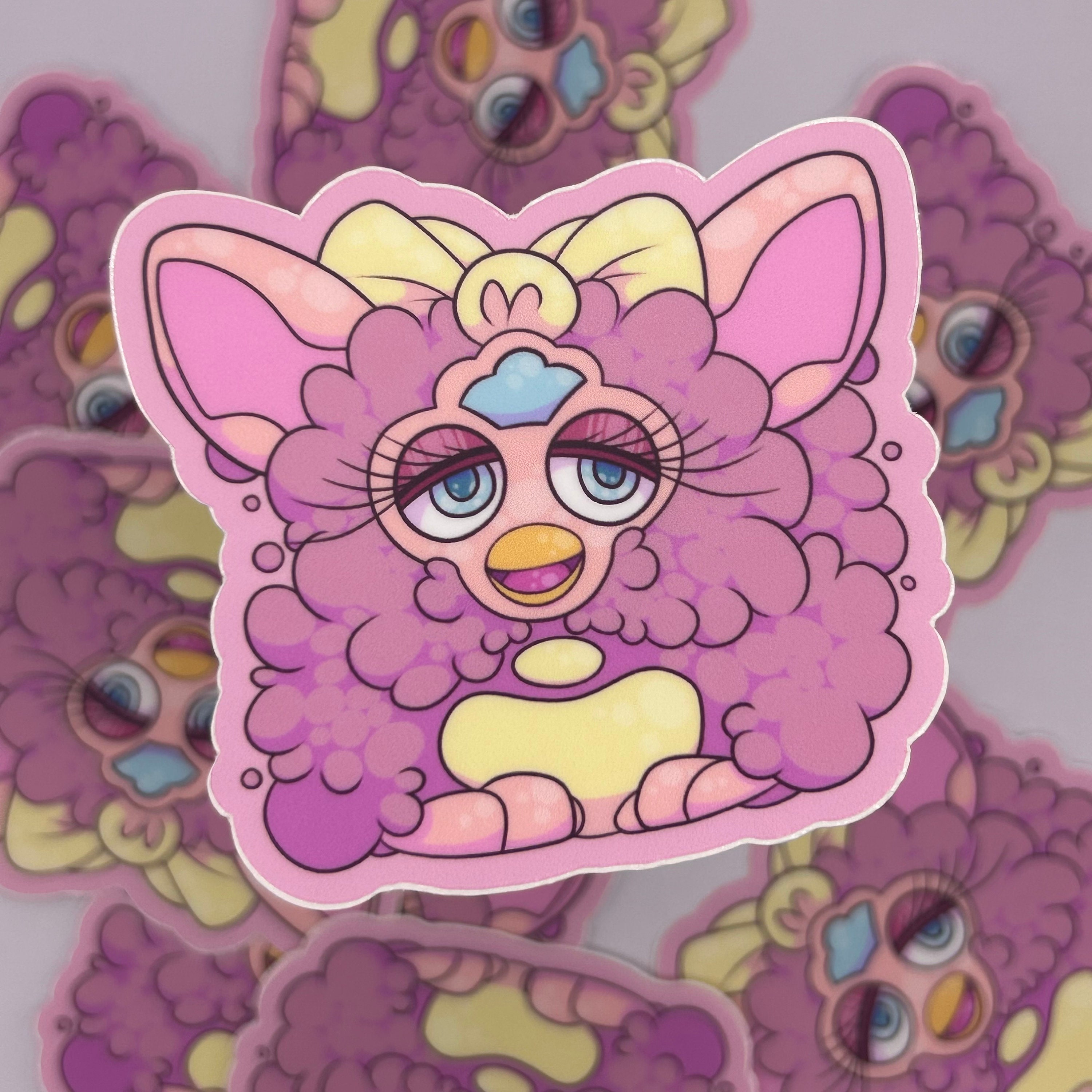 Furbies and Friends / Die Cut Waterproof Vinyl Sticker - Etsy