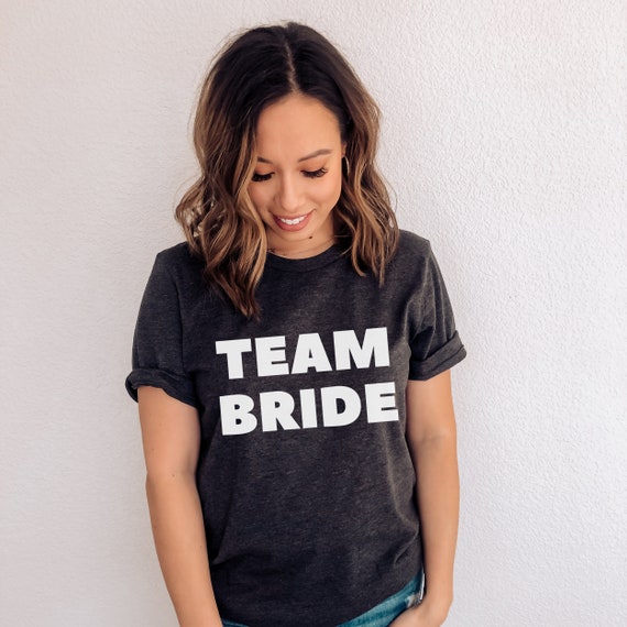 Team Bride Bachelorette Party Matching Group Shirts Bridal | Etsy