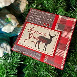 Buffalo Check Christmas Cards - Value Pack - Holiday Greeting Cards ...