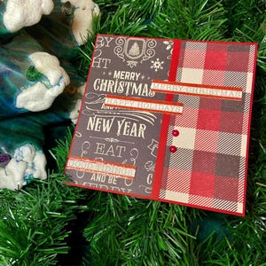 Buffalo Check Christmas Cards Value Pack Holiday Greeting Cards set of ...