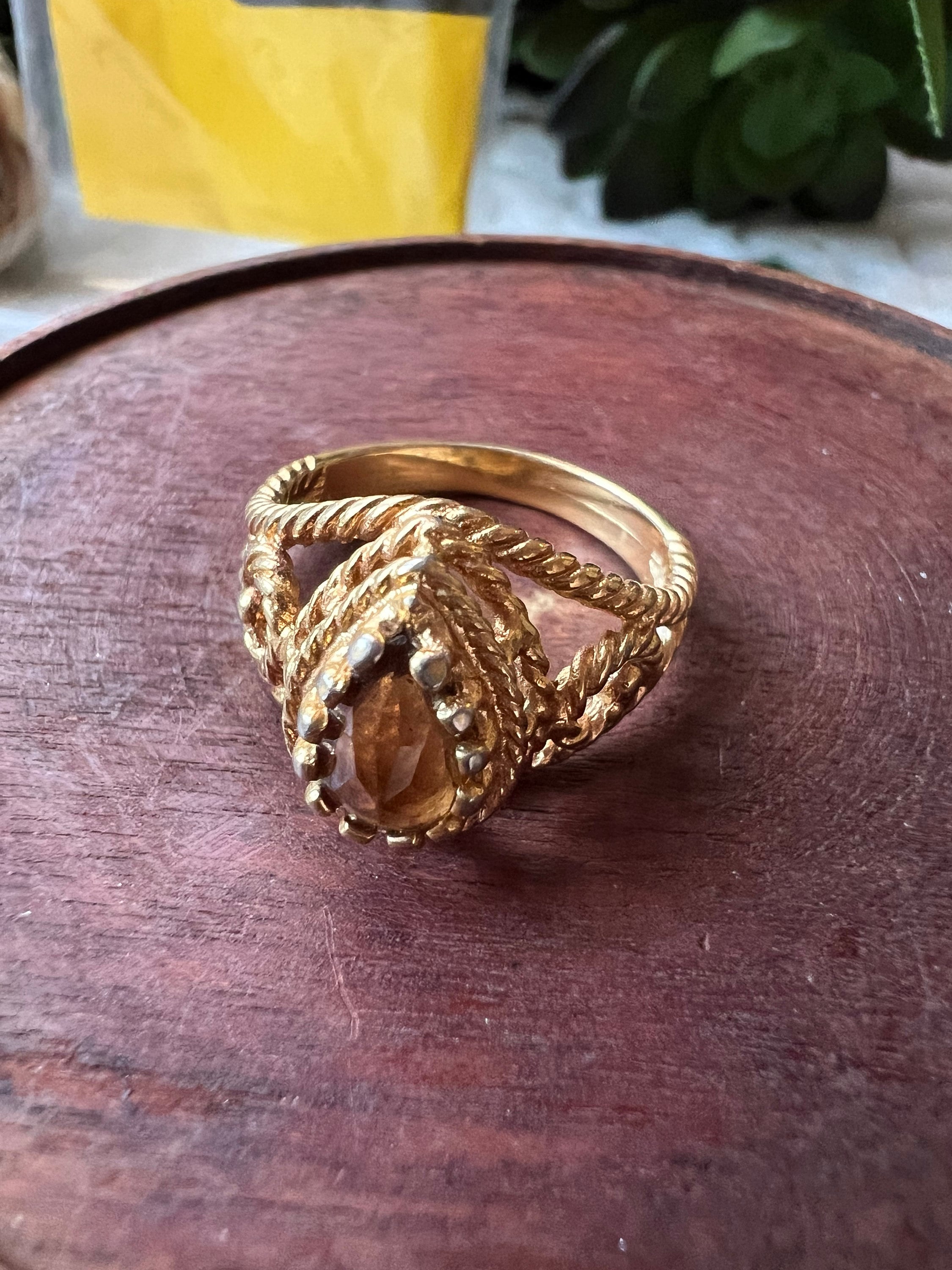 Avon Gold Tone Ring - Etsy