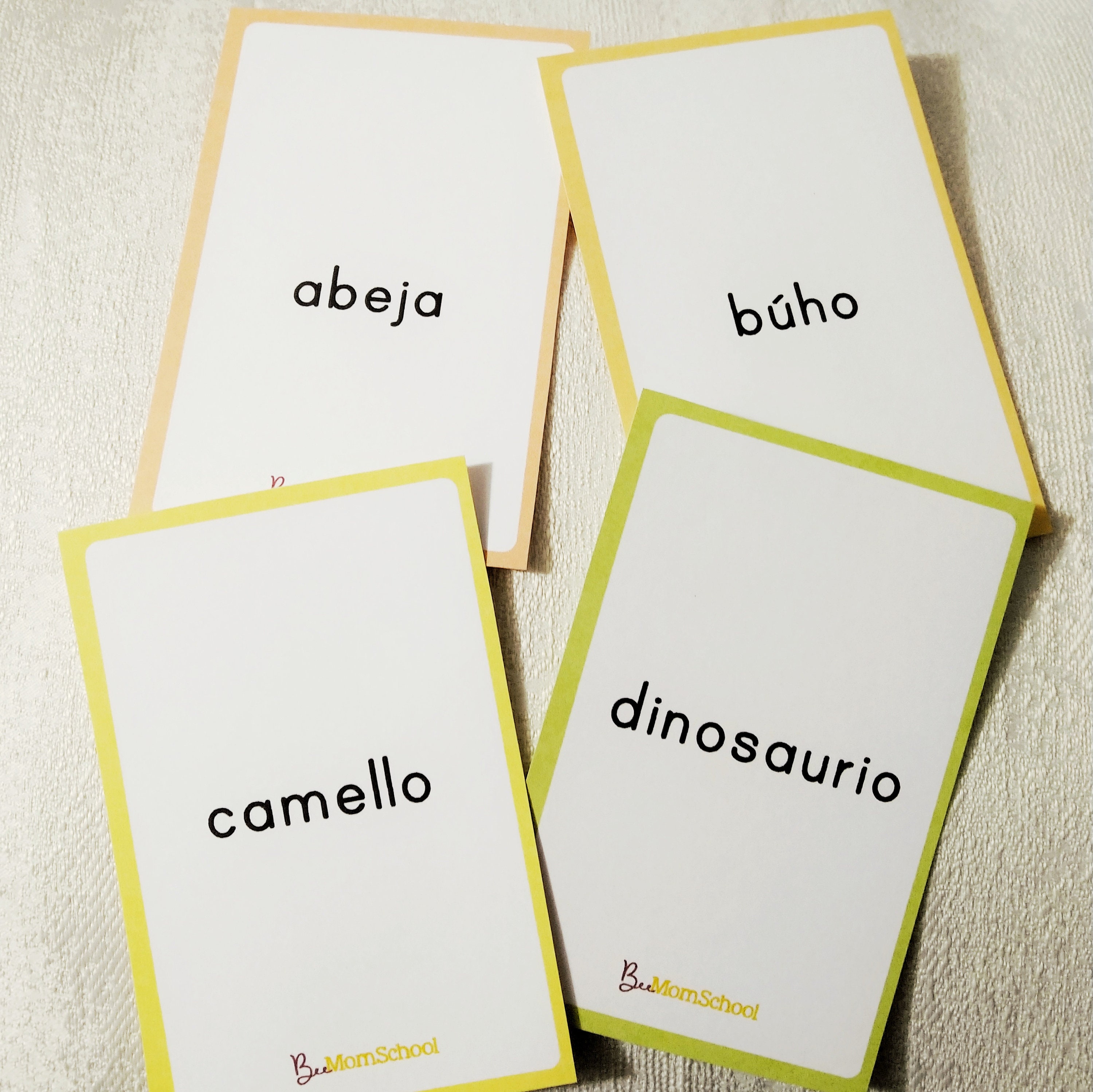 Flashcards abecedario de animales en español/tarjetas abc - Etsy México