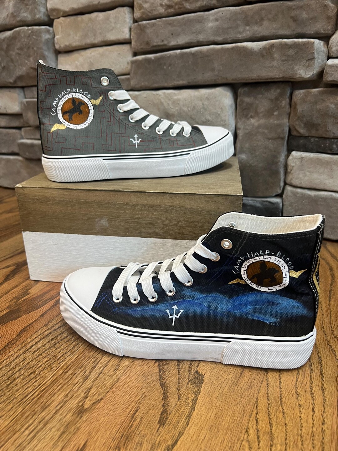 Hand Painted Percy Jackson Canvas Shoes - Etsy