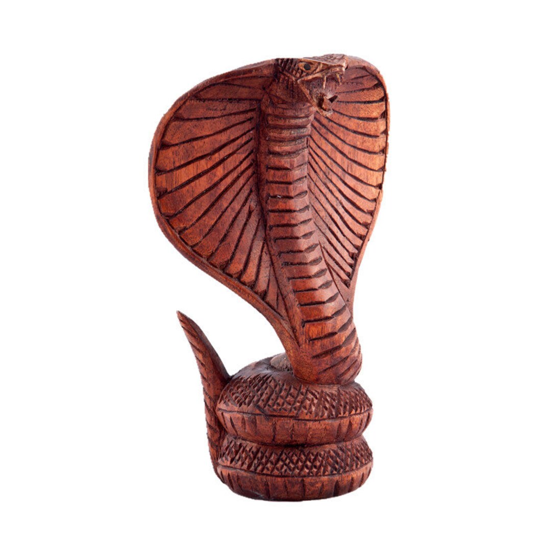 Wooden Cobra Ornament, Wood Carving Arts, Country House, Ornament on ...