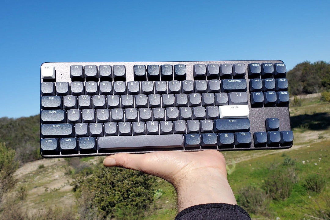 TKL Muted Custom Low Profile Mechanical Keyboard Hand Lubed Outemu Low ...