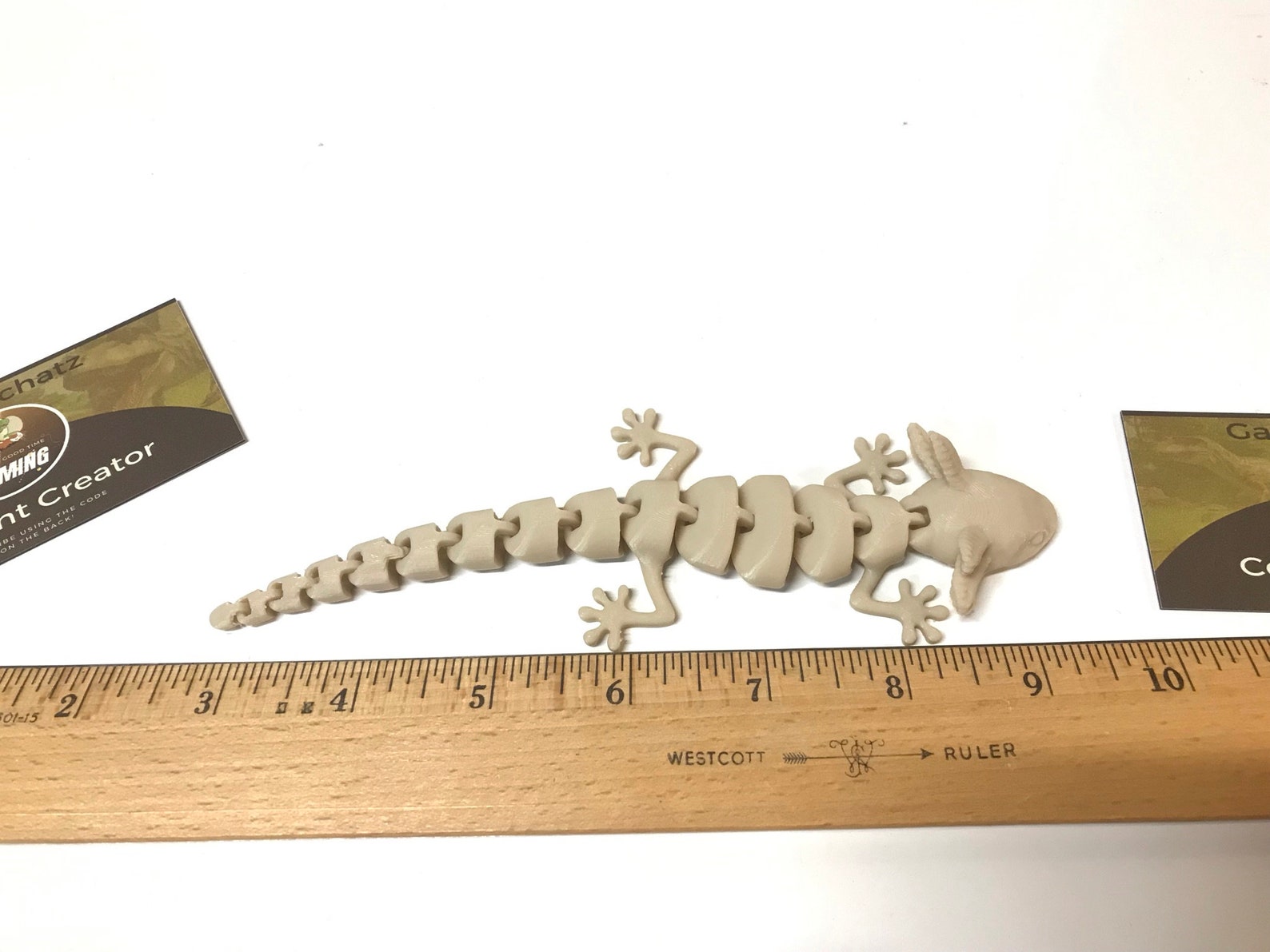 Axolotl lizard 3D Printed Fully Movable Jointed Medium Toy Lizard - Etsy.de