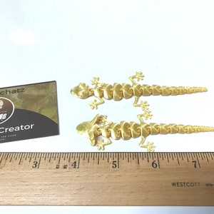 Axolotl Lizard & Lizard 3D Printed Fully Movable Jointed Small Toy ...