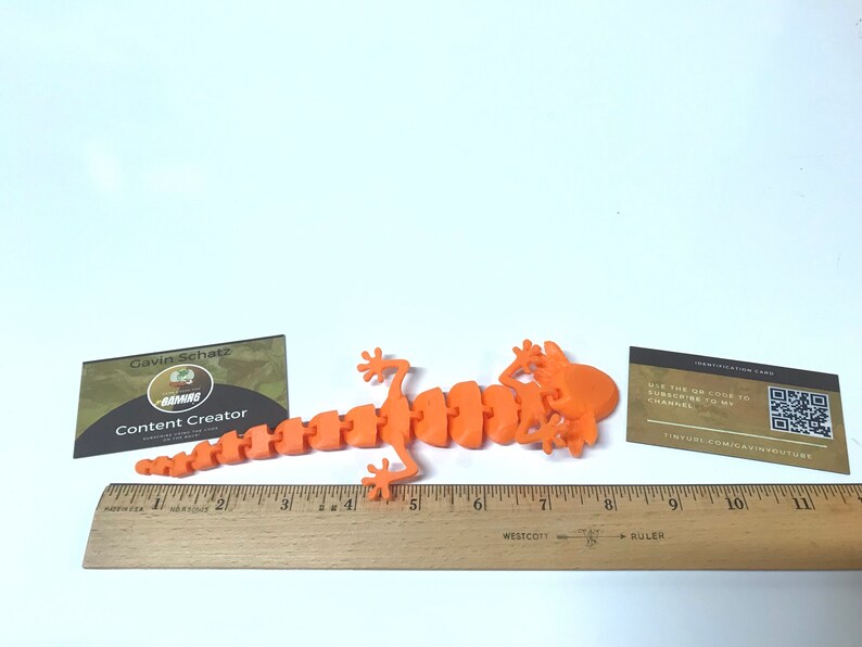 Axolotl Lizard 3D Printed Fully Movable Jointed Large Toy Lizard - Etsy