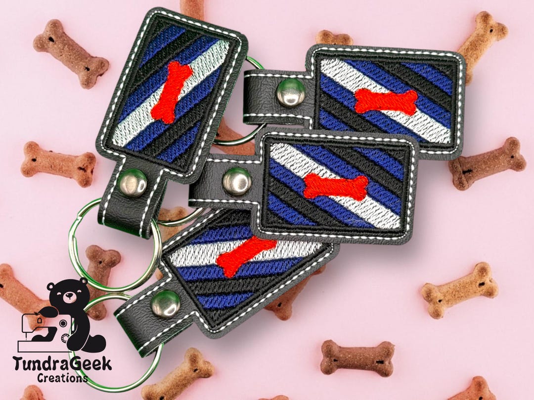 Pup Pride Flag Keychain - Etsy