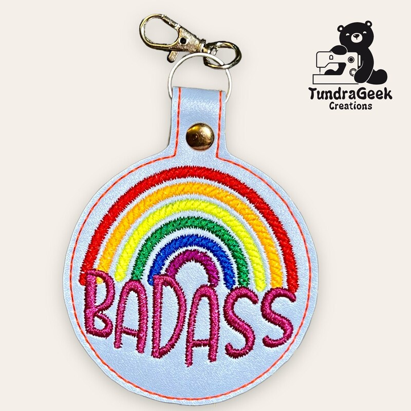 Badass Keychain - Etsy