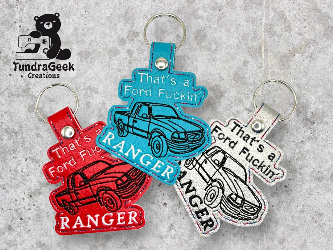 That's a Ford Effin Ranger Keychain - Etsy