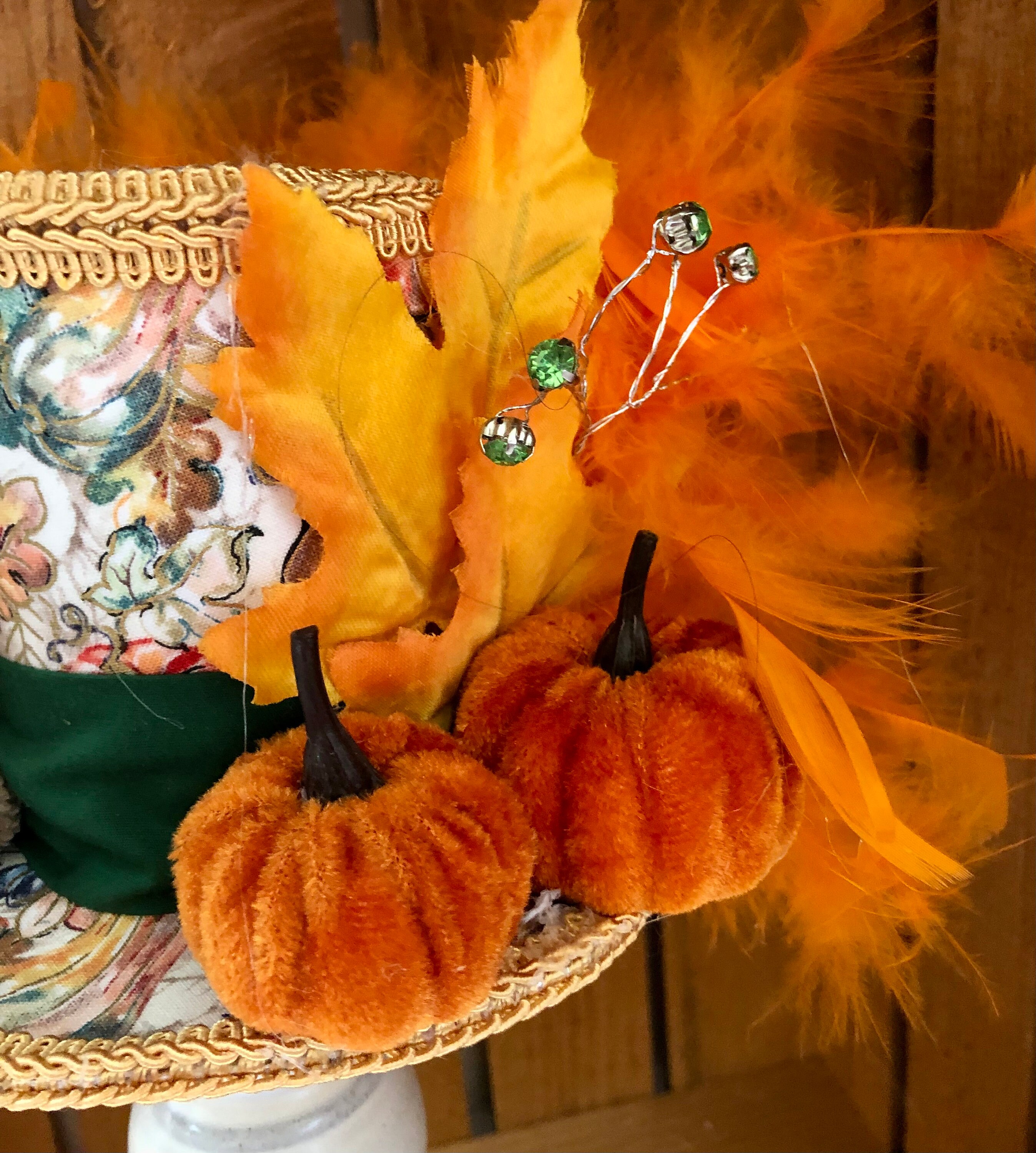 Fall Tea Hat Pumpkins Tea Party Hat Derby Hat Party Hat - Etsy