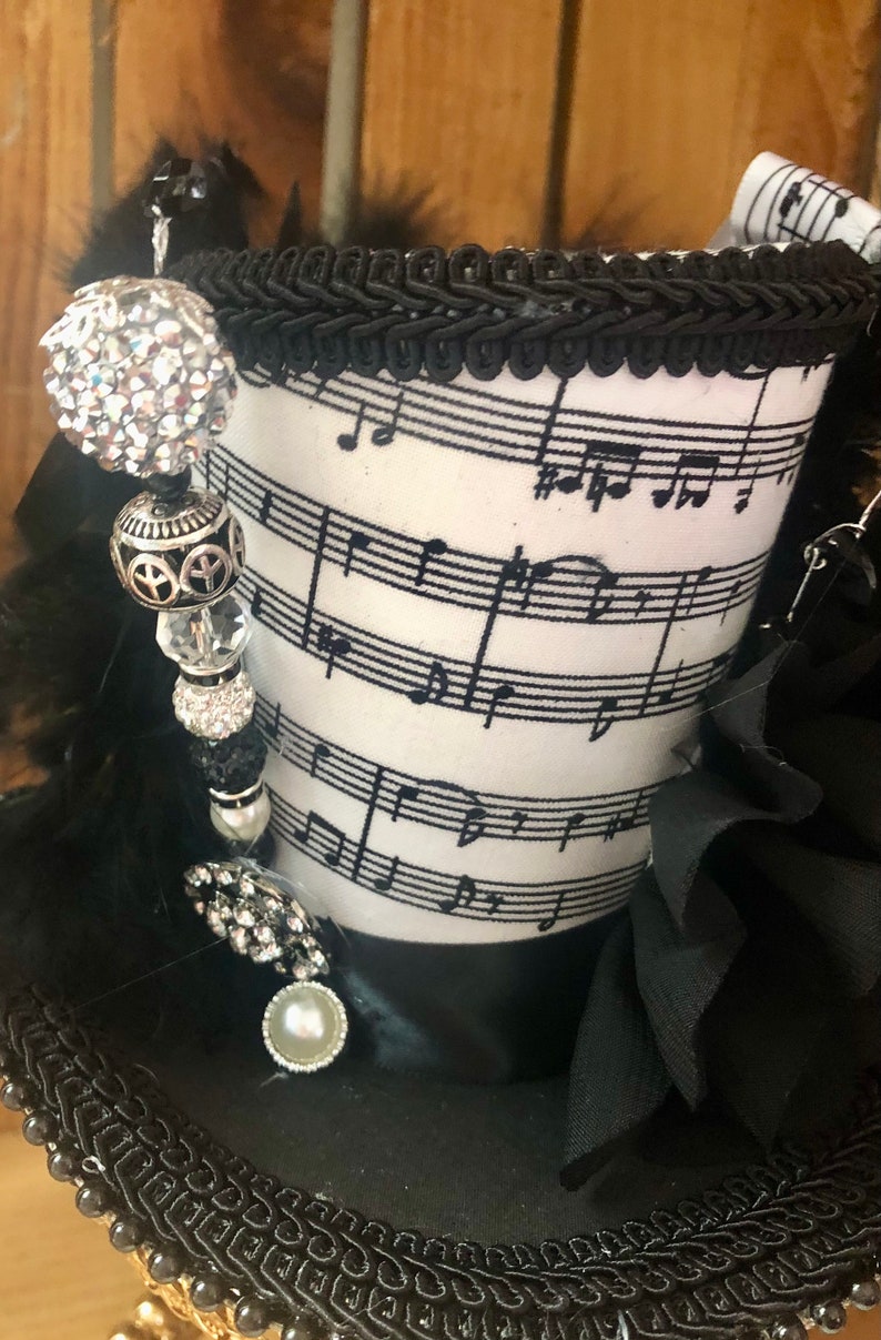 Musical Note Tea Hat, Tea Party Hat Fascinator , Derby Hat, Party Hat ...