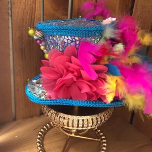 Whimsical Fun Colorful Tea Hat, Tea Party Hat, Derby Hat, Party Hat ...