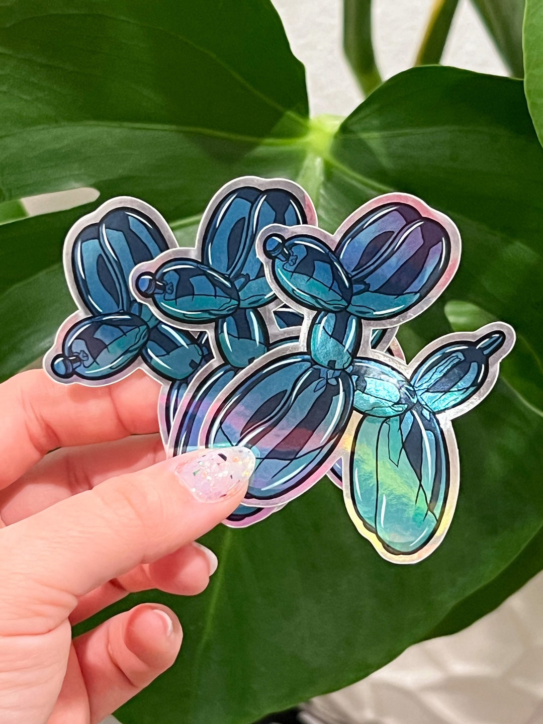 Balloon Dog Stickers - Etsy