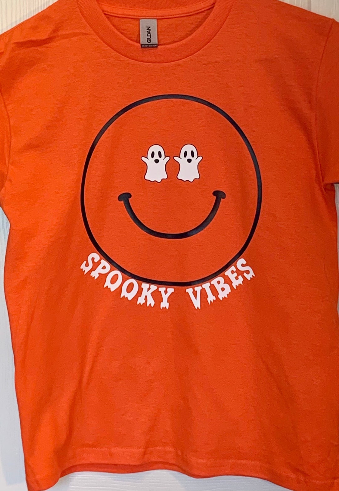 Halloween Spooky Ghost Smiley Face - Etsy