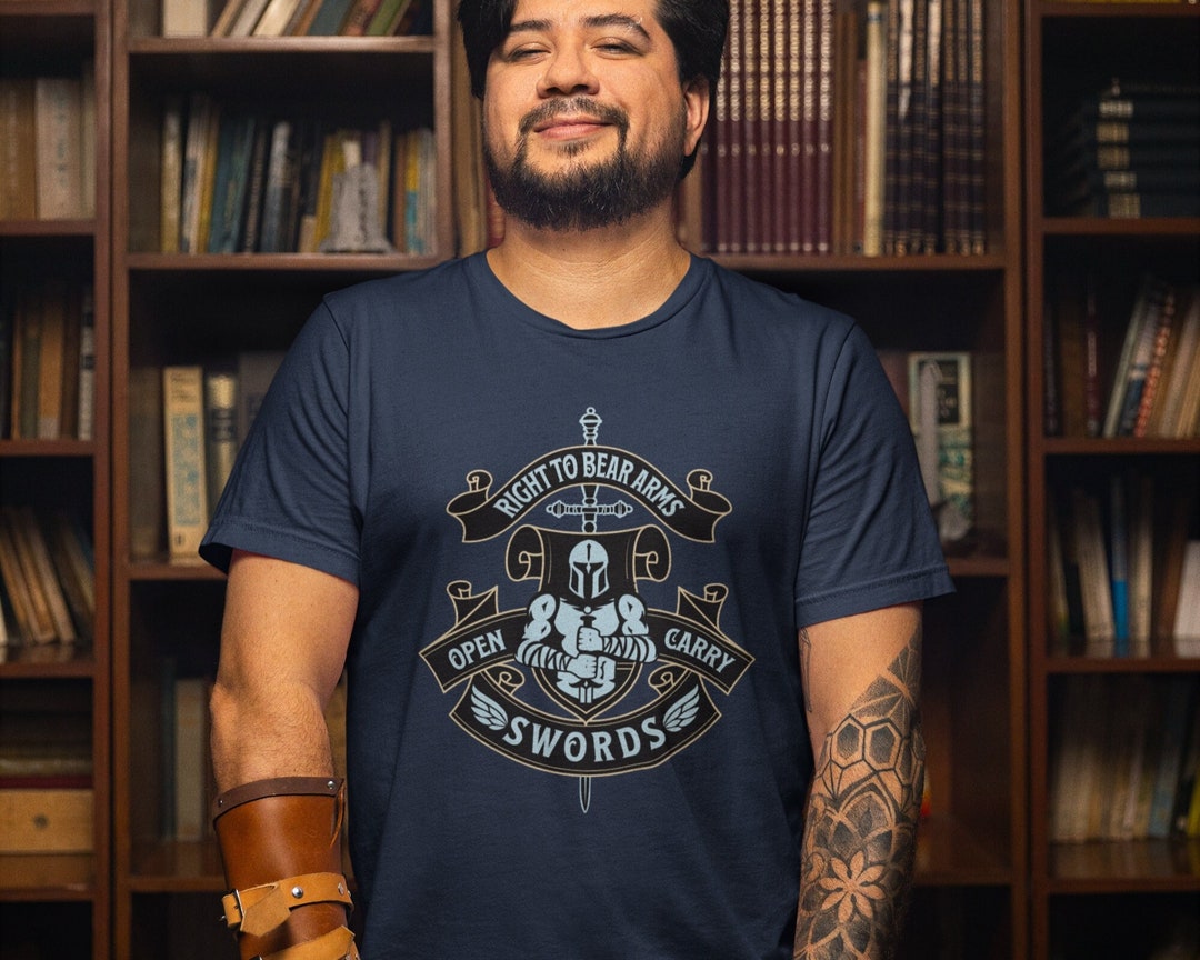 Open Carry Swords Shirt, Funny Gift for Fencers, Fencing, HEMA, LARP ...