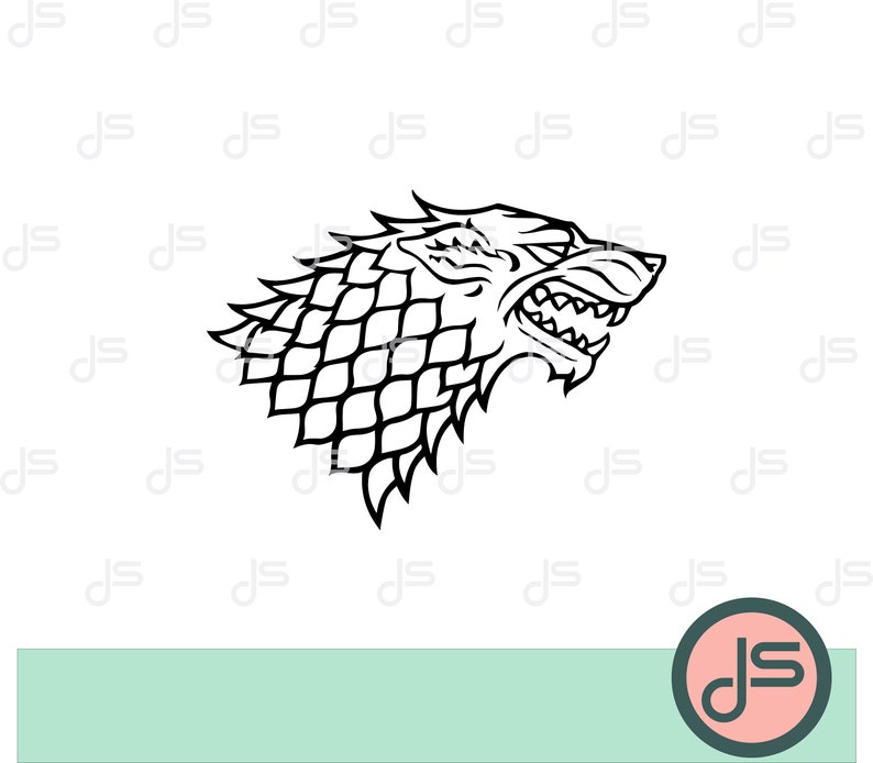 House Stark Emblem, Cricut Cut, Engraving, Sublimation Png, GOT Svg ...