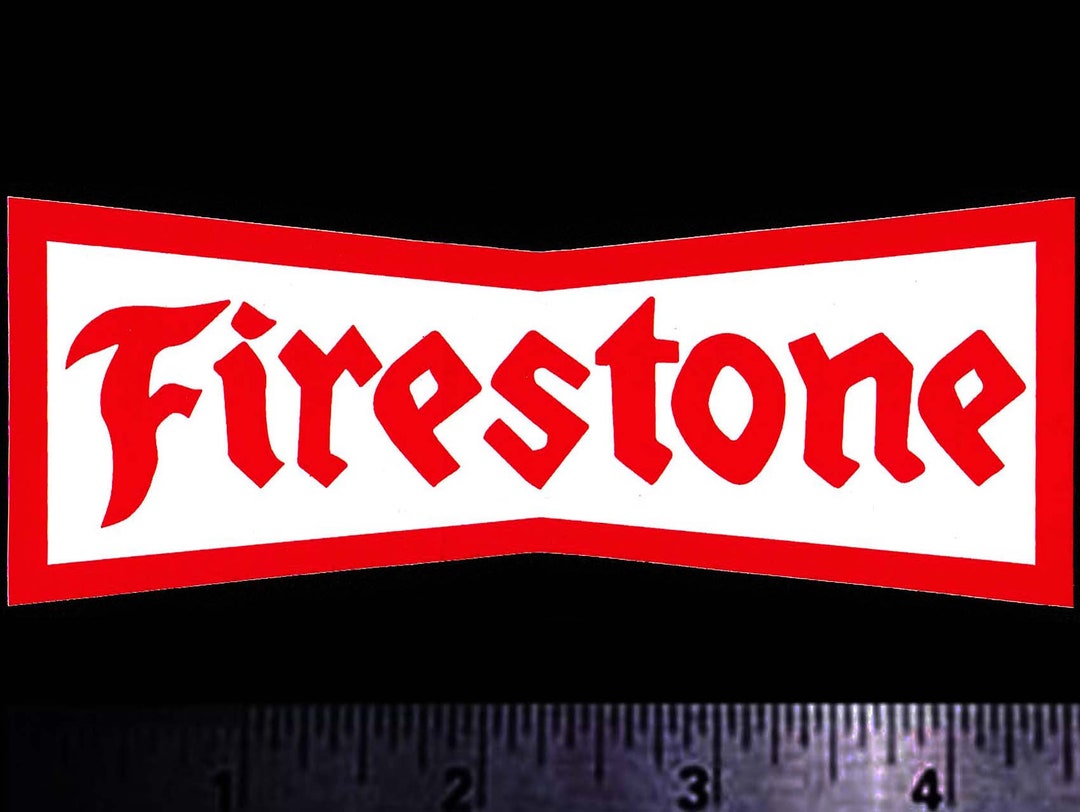 FIRESTONE - Original Vintage 1960's 70's Racing Decal/sticker - 4 3/8 ...