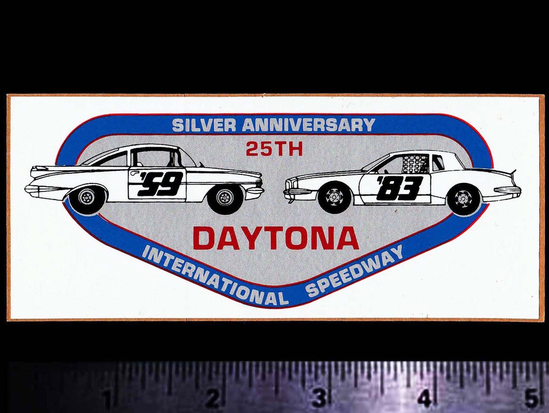 DAYTONA Speedway 1959-1983 - Original Vintage Racing Decal/sticker ...