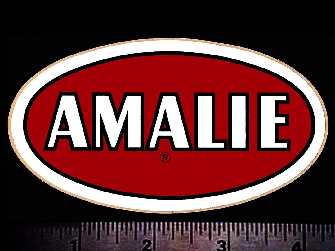 AMALIE Motor Oil - Original Vintage 1960's 70’s Racing Decal/sticker ...