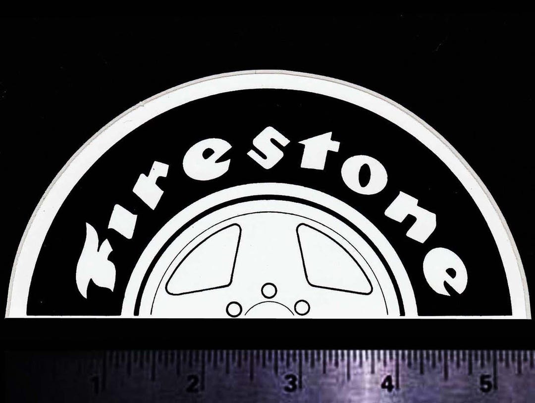 FIRESTONE Tires - Original Vintage 1970's 80's Racing Decal/sticker ...