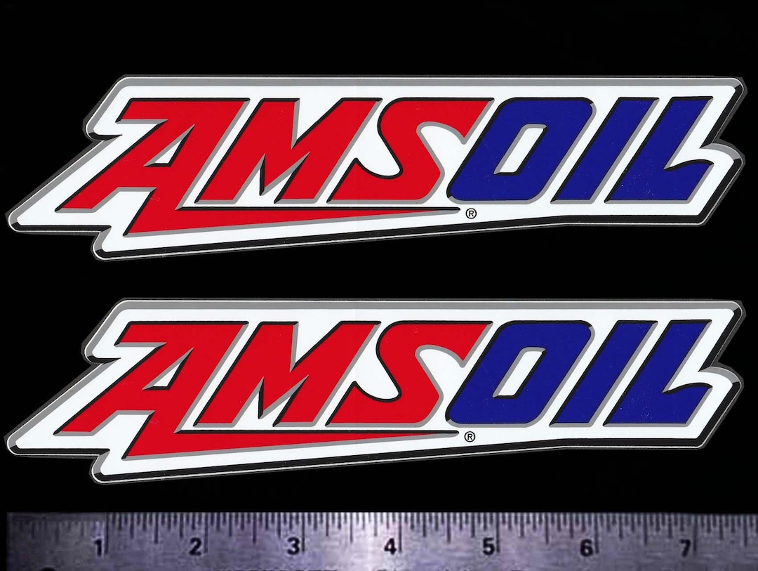 AMSOIL - Set of 2 Original Vintage 1980’s Racing Decals/stickers - 7.50 ...