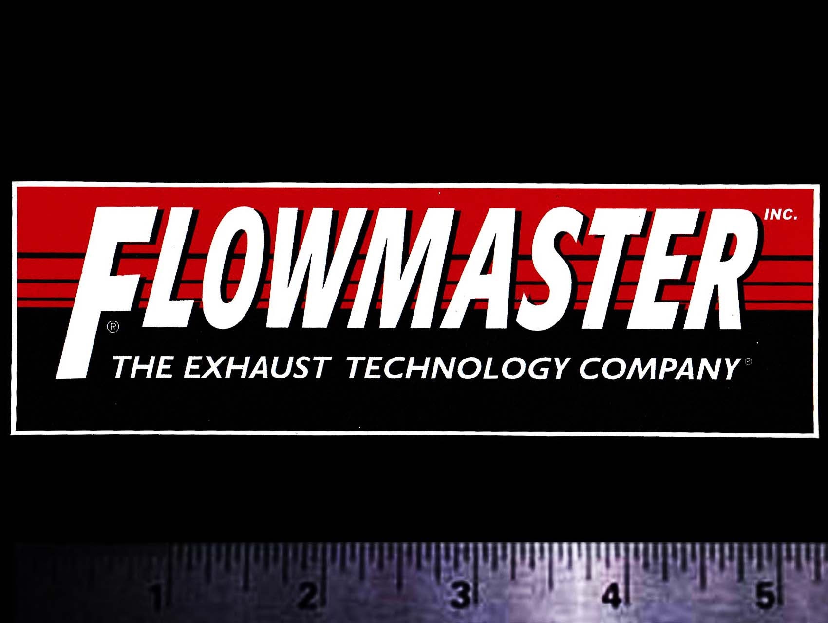 FLOWMASTER Mufflers - Original Vintage Racing Decal/sticker - 5.25 Inch ...