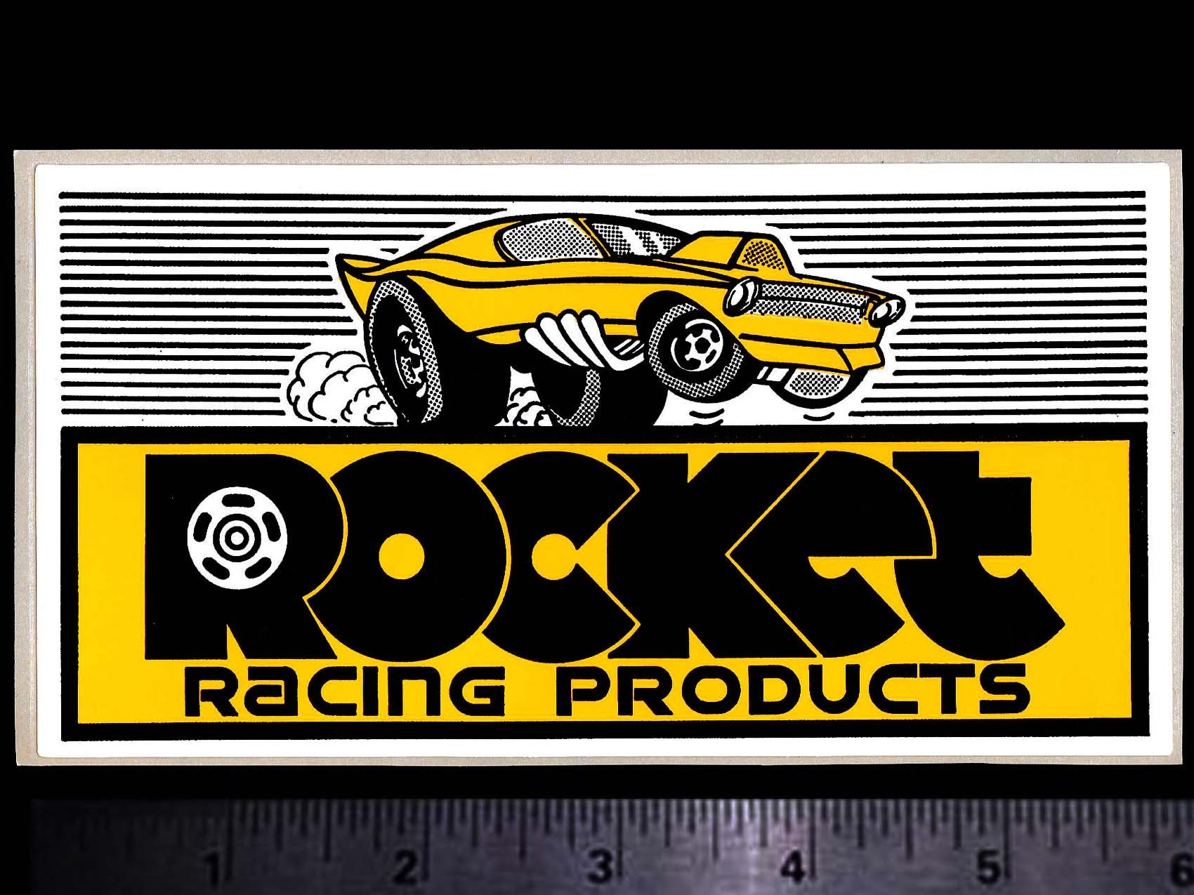 ROCKET Wheels - Original Vintage 1970's Racing Decal/sticker Ford ...