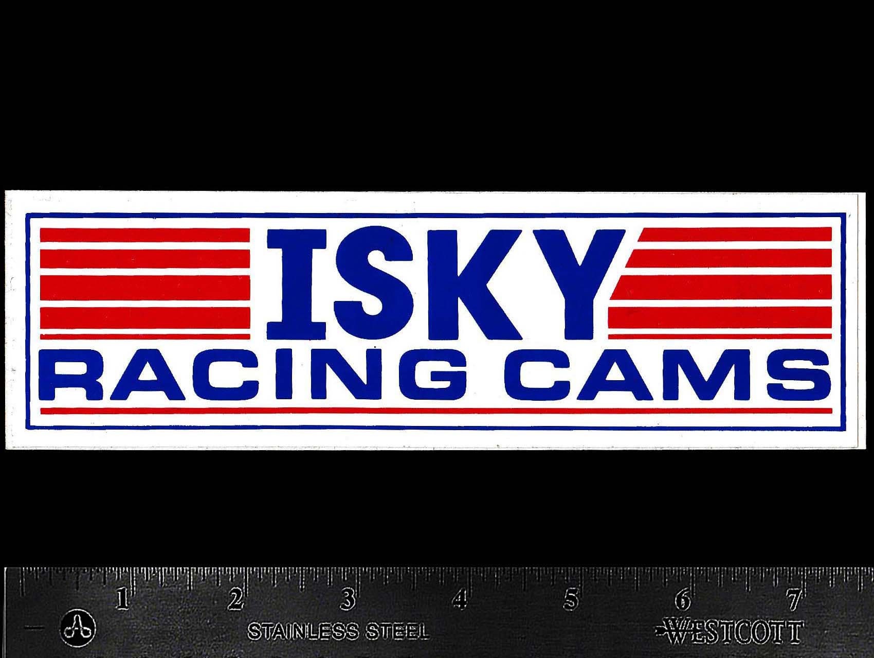 ISKY RACING CAMS Original Vintage 1970's Racing Decal/sticker ...