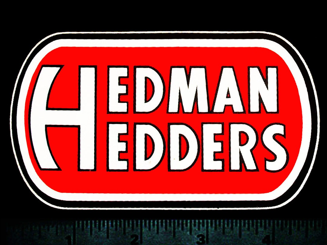 HEDMAN HEDDERS Original Vintage 1960's 70's Racing Decal/sticker NHRA ...