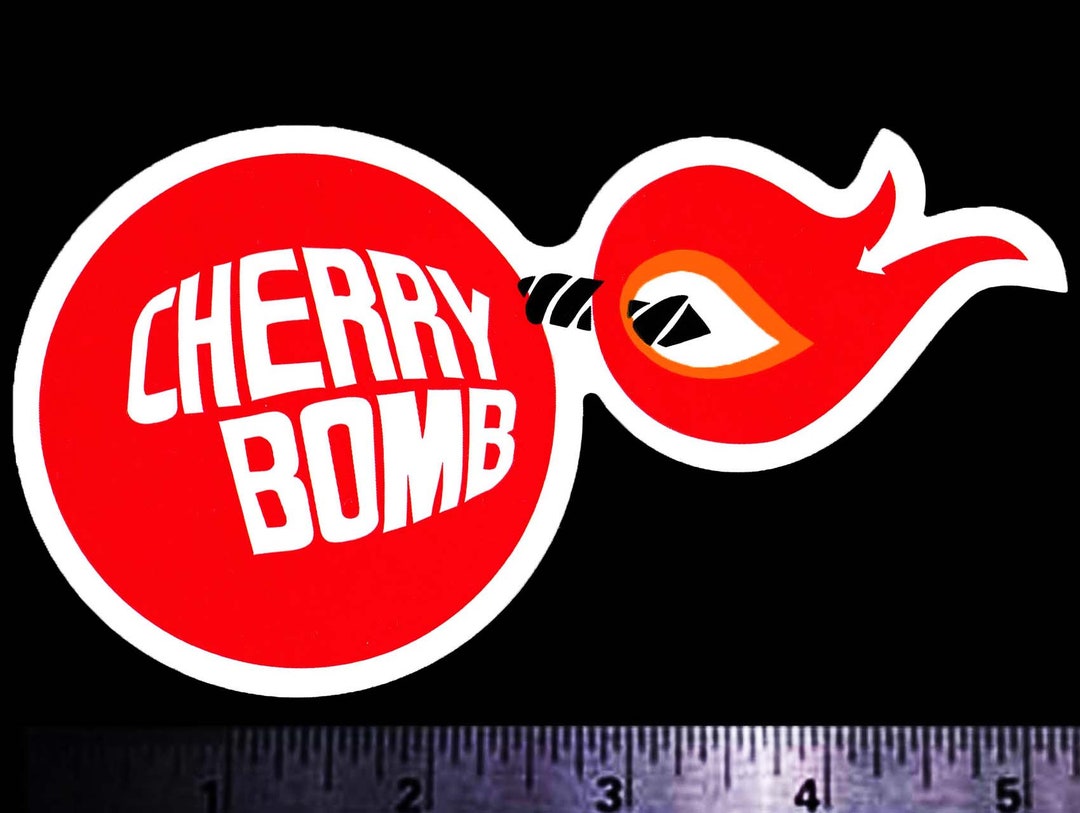 CHERRY BOMB Glasspack Mufflers - Original Vintage Racing Decal/sticker ...