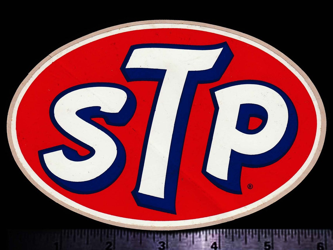 STP - Original Vintage 1960's 70's Racing Decal/sticker 5.75 Inch ...