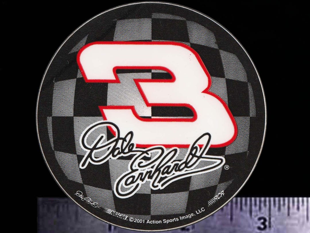 DALE EARNHARDT Sr #3 Chevy Monte Carlo - Original Vintage Racing Decal ...