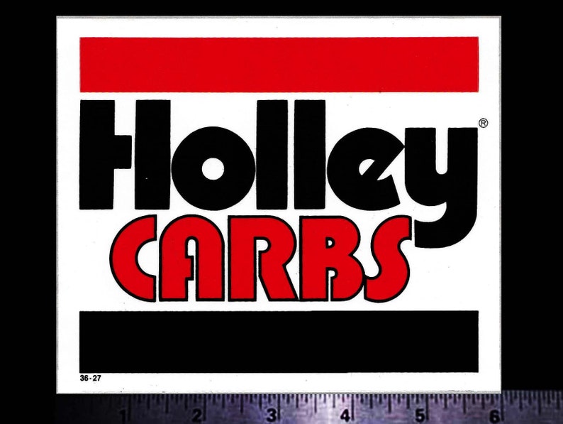 HOLLEY CARBS Original Vintage 1970's 80s Racing Decal/sticker NHRA ...