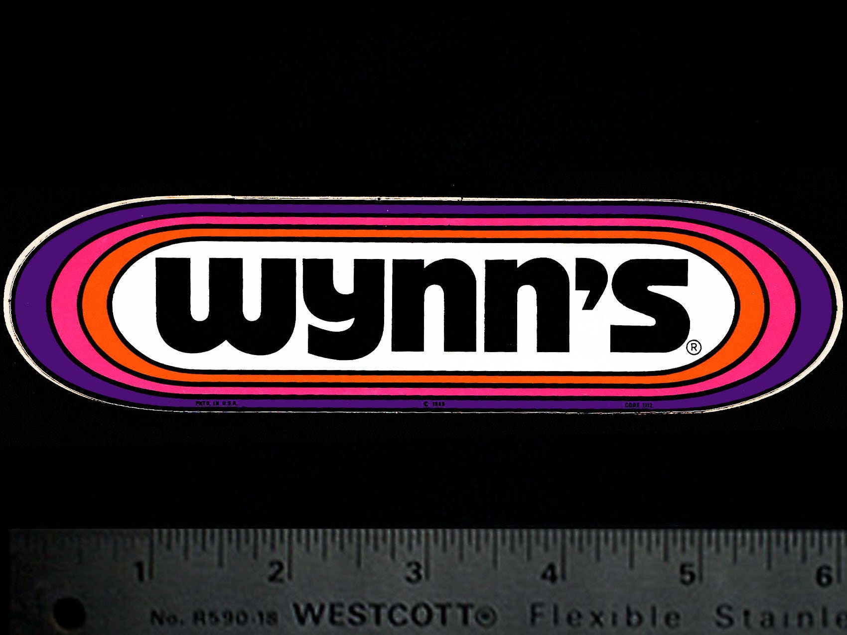 WYNN'S - Original Vintage Racing Decal/sticker 1969 - Prudhomme ...