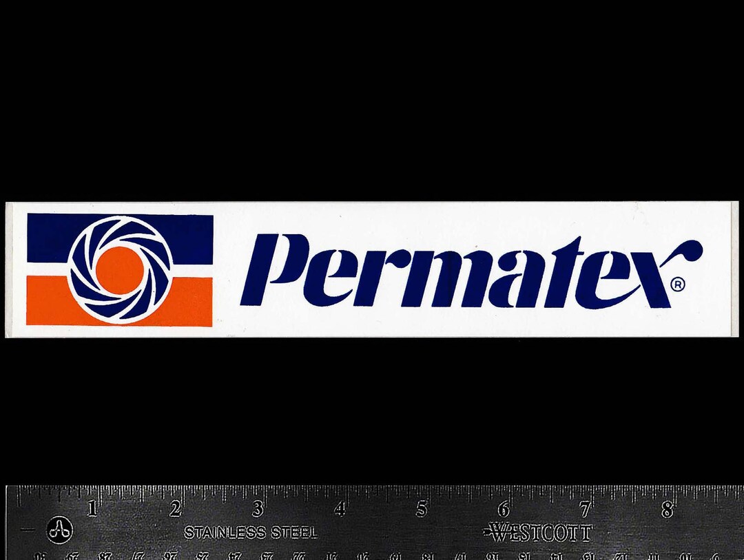 PERMATEX - Original Vintage 1970's Racing Decal/sticker NASCAR NHRA Hot ...