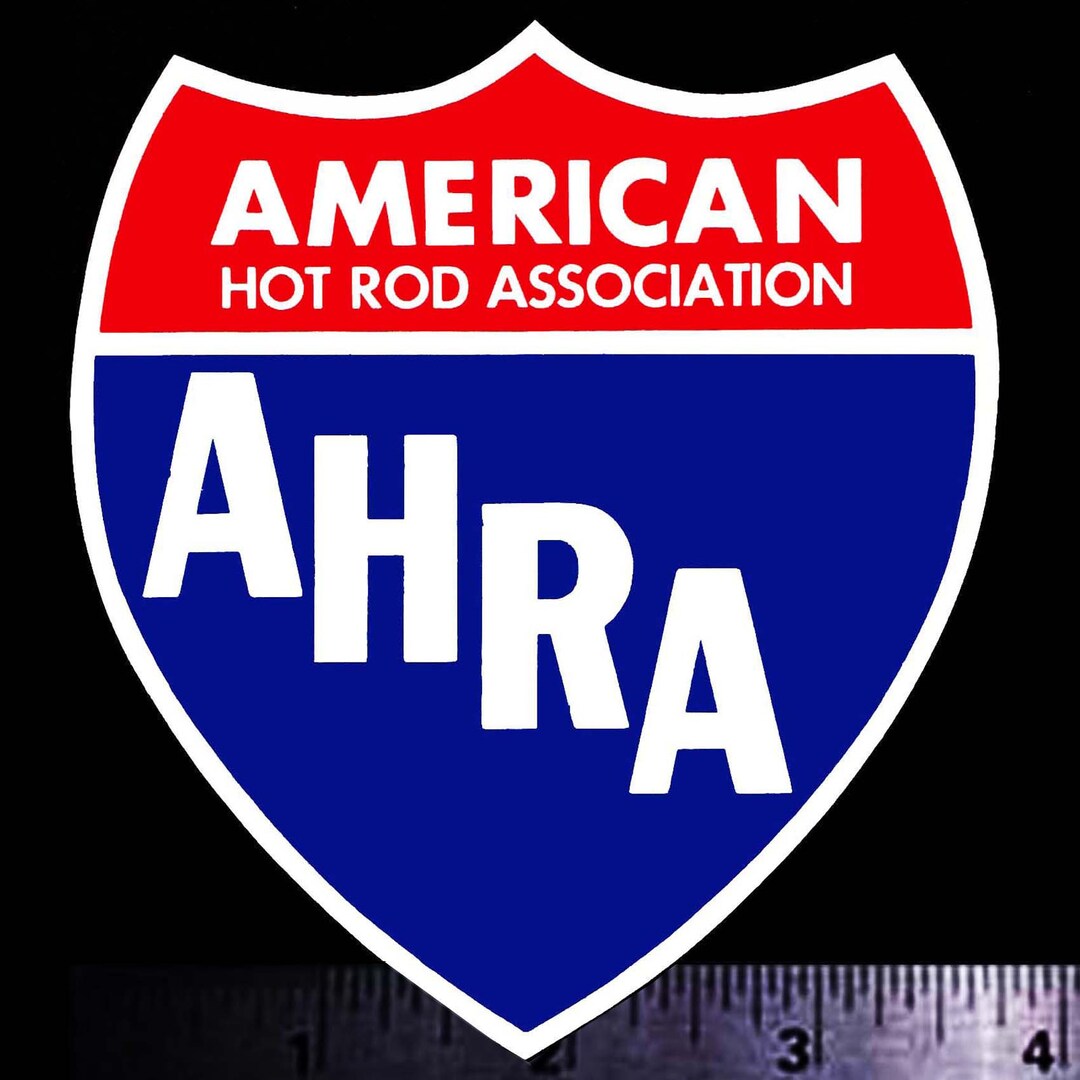 AHRA American Hot Rod Association - Original Vintage 1960's 70's Racing Decal/sticker - Etsy