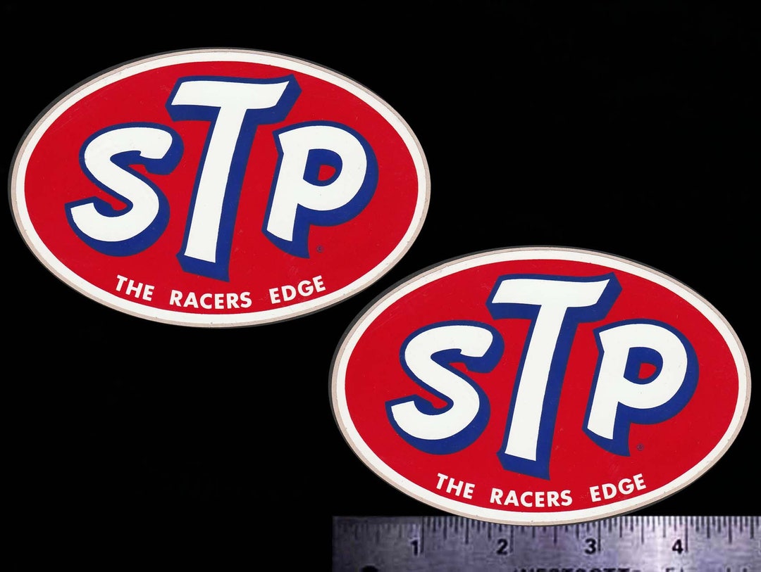STP Racers Edge - Set of 2 Original Vintage 1960's 70's Racing Decals/stickers Richard Petty - Etsy