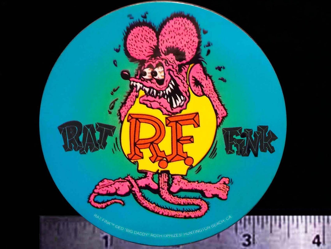RAT FINK Ed Big Daddy Roth - Original Vintage 1970’s 80’s Racing Decal ...