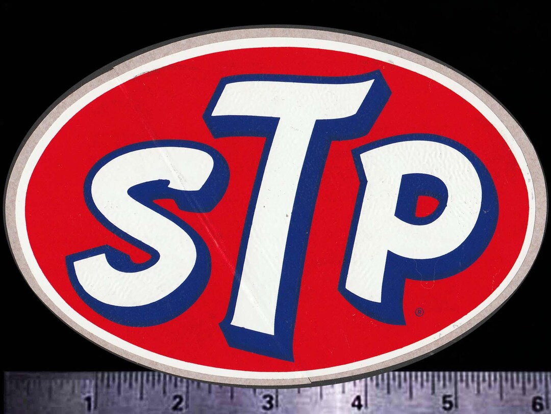 STP - Original Vintage 1960's 70's Racing Decal/sticker 5.75 Inch ...