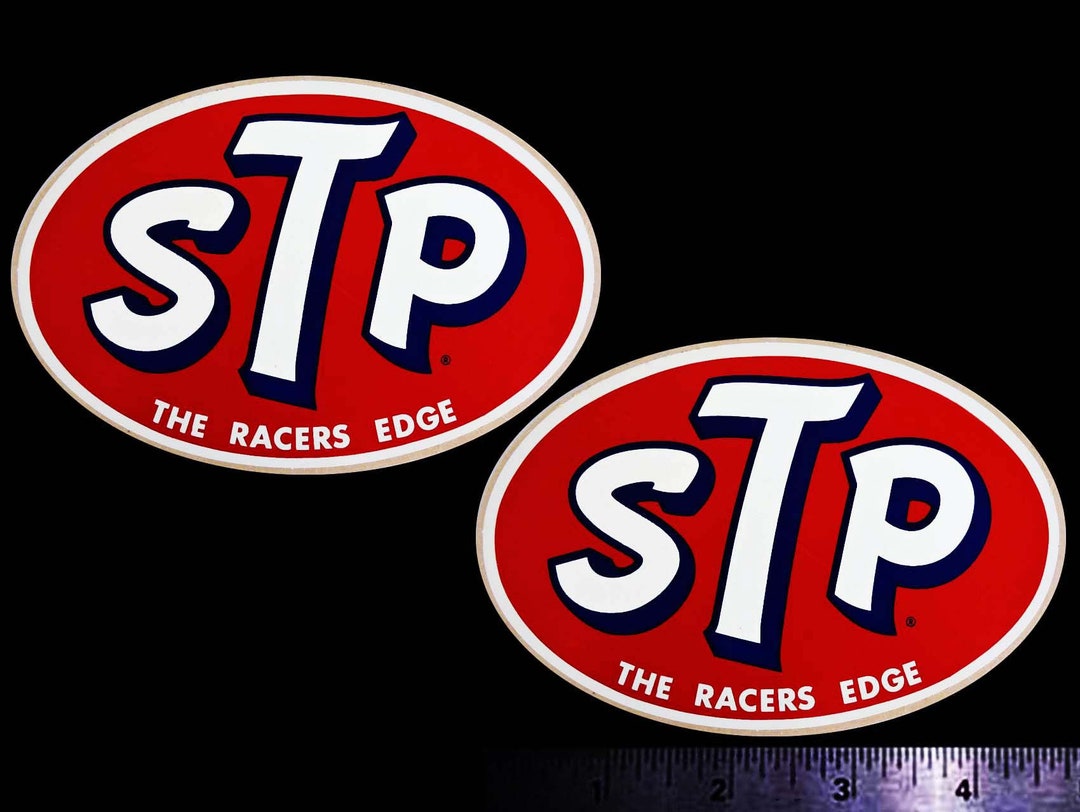 STP Racers Edge Set of 2 Original Vintage 1960's 70's Racing Decals/stickers Richard Petty - Etsy