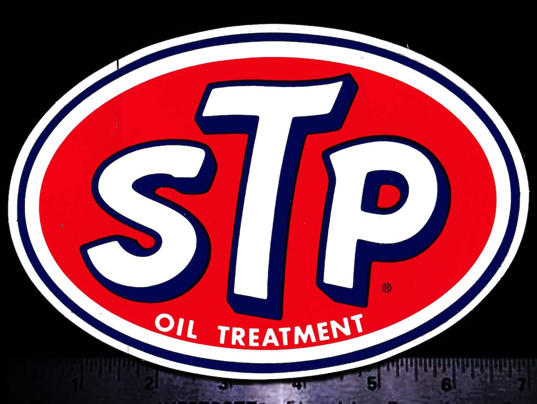 STP Oil Treatment - Original Vintage Racing Decal/sticker - 6.75 Inch ...