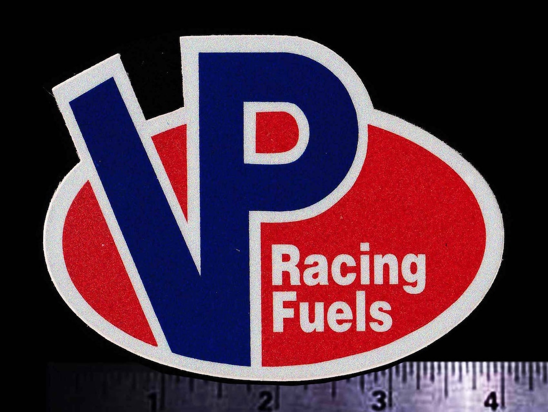 VP Racing Fuels - Original Vintage Reflective Racing Decal/sticker ...